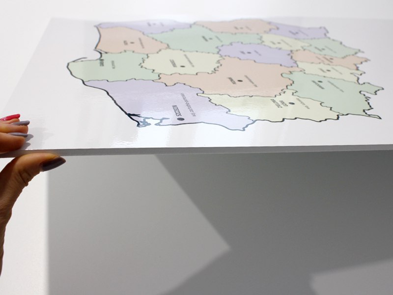 Tablica suchościeralna mapa Polski z podziałem na województwa 238 ... Tablica suchościeralna mapa Polski z podziałem na województwa 238 ...