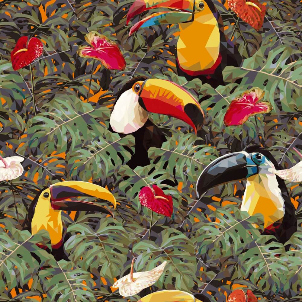 Tapeta na ścianę Tukany 0191 - sklep internetowy Wally